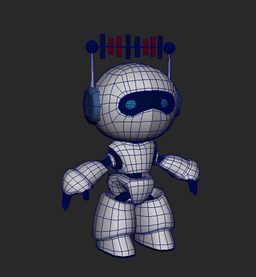 3D Robot Mascot Character Animation - TurboSquid 1628421