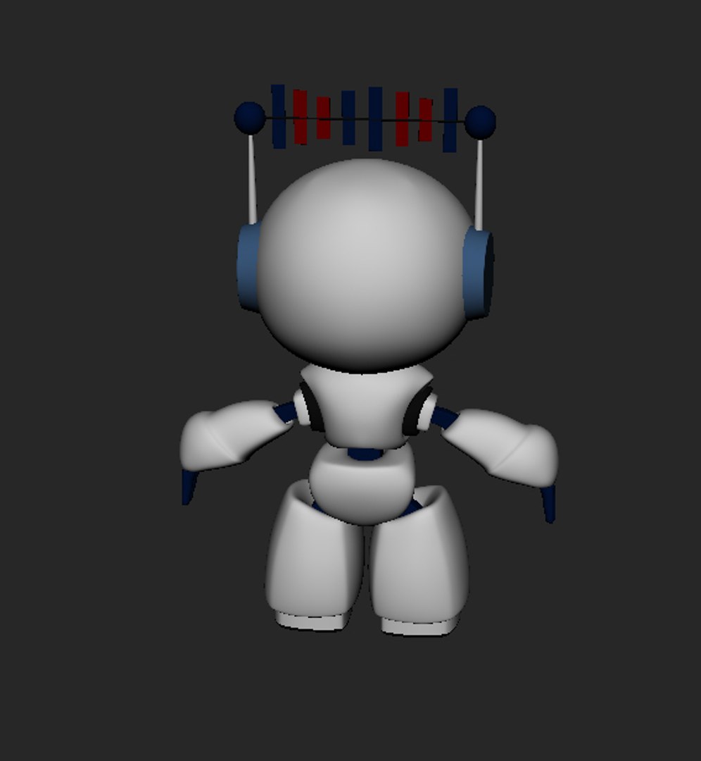 3D Robot Mascot Character Animation - TurboSquid 1628421