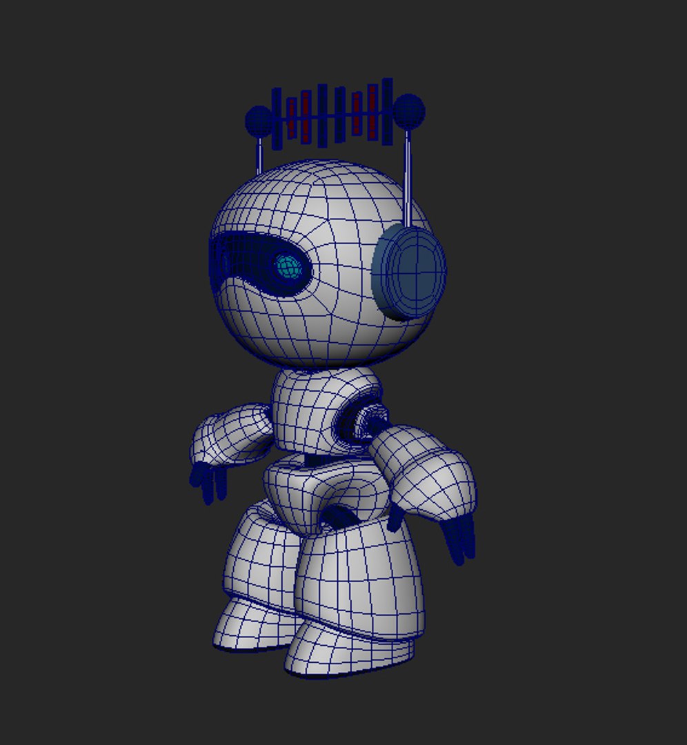 3D Robot Mascot Character Animation - TurboSquid 1628421