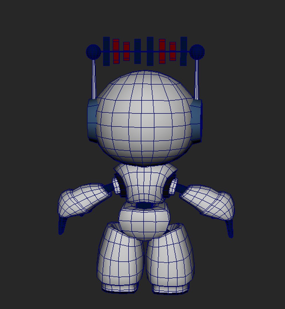 3D Robot Mascot Character Animation - TurboSquid 1628421