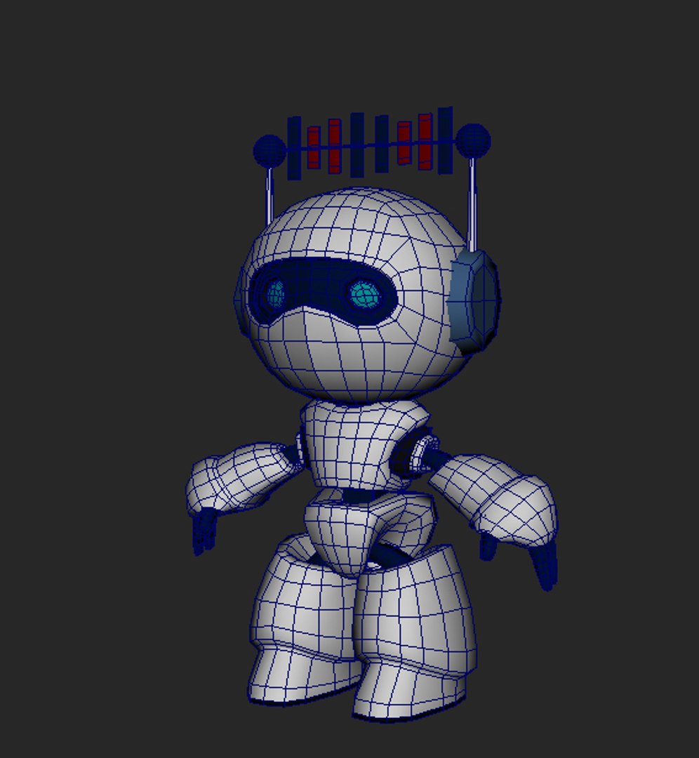 3D Robot Mascot Character Animation - TurboSquid 1628421