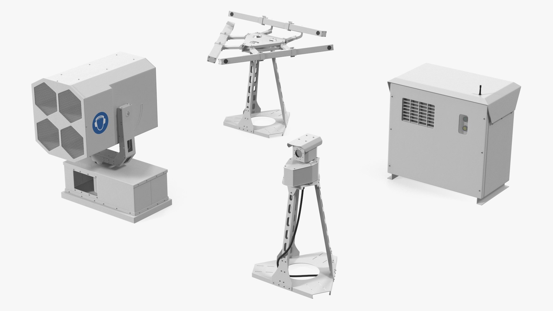 Airport Bird Collision Avoidance System Set model - TurboSquid 1774606