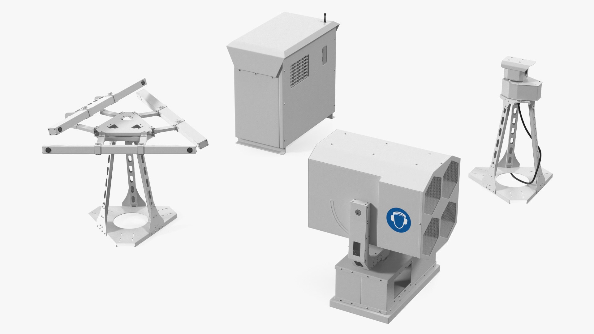 Airport Bird Collision Avoidance System Set model - TurboSquid 1774606