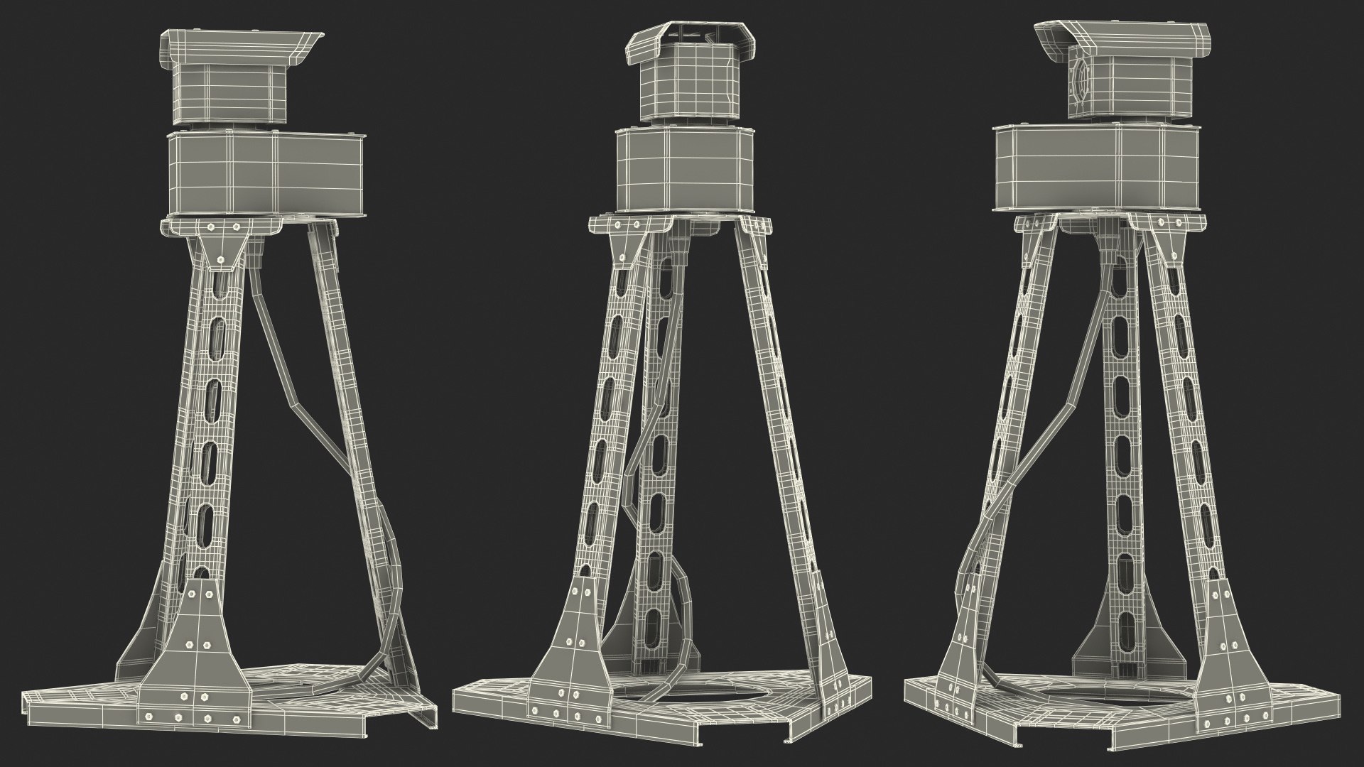 Airport Bird Collision Avoidance System Set Model - TurboSquid 1774606