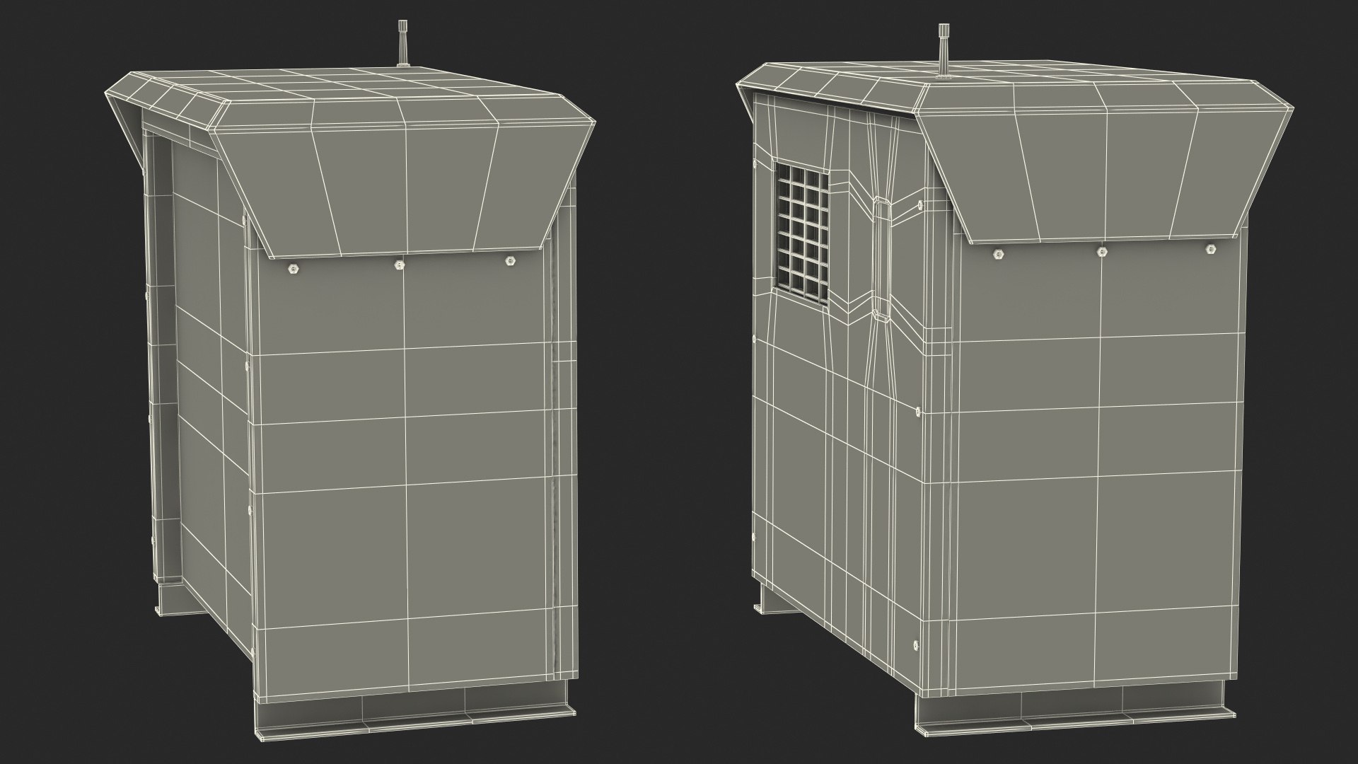 Airport Bird Collision Avoidance System Set Model - TurboSquid 1774606