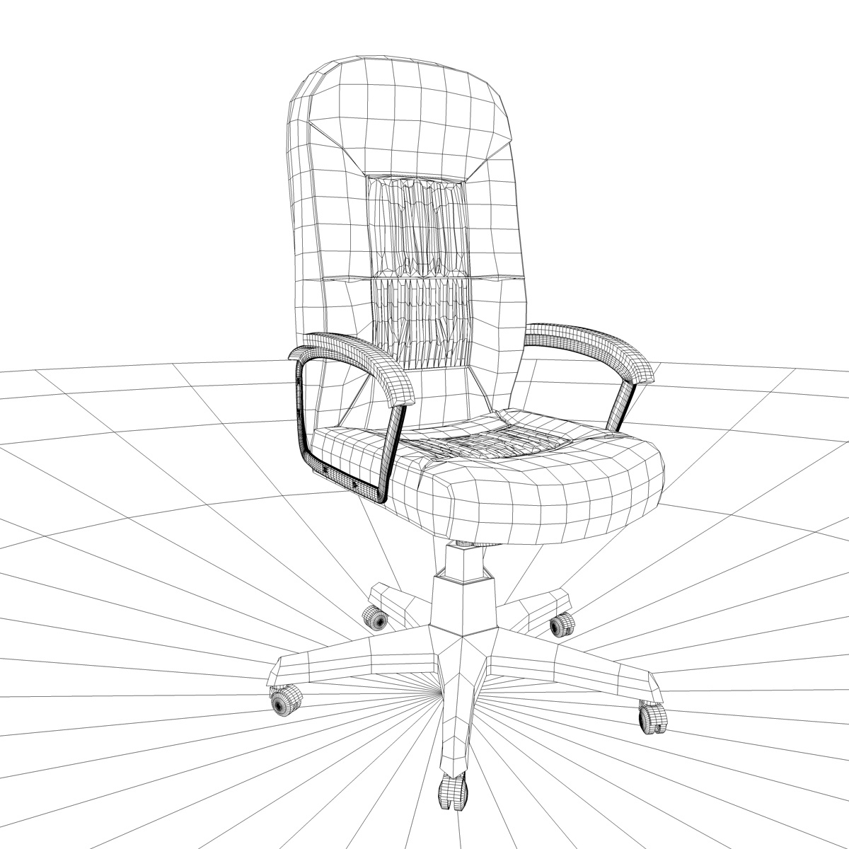 free obj mode chair office