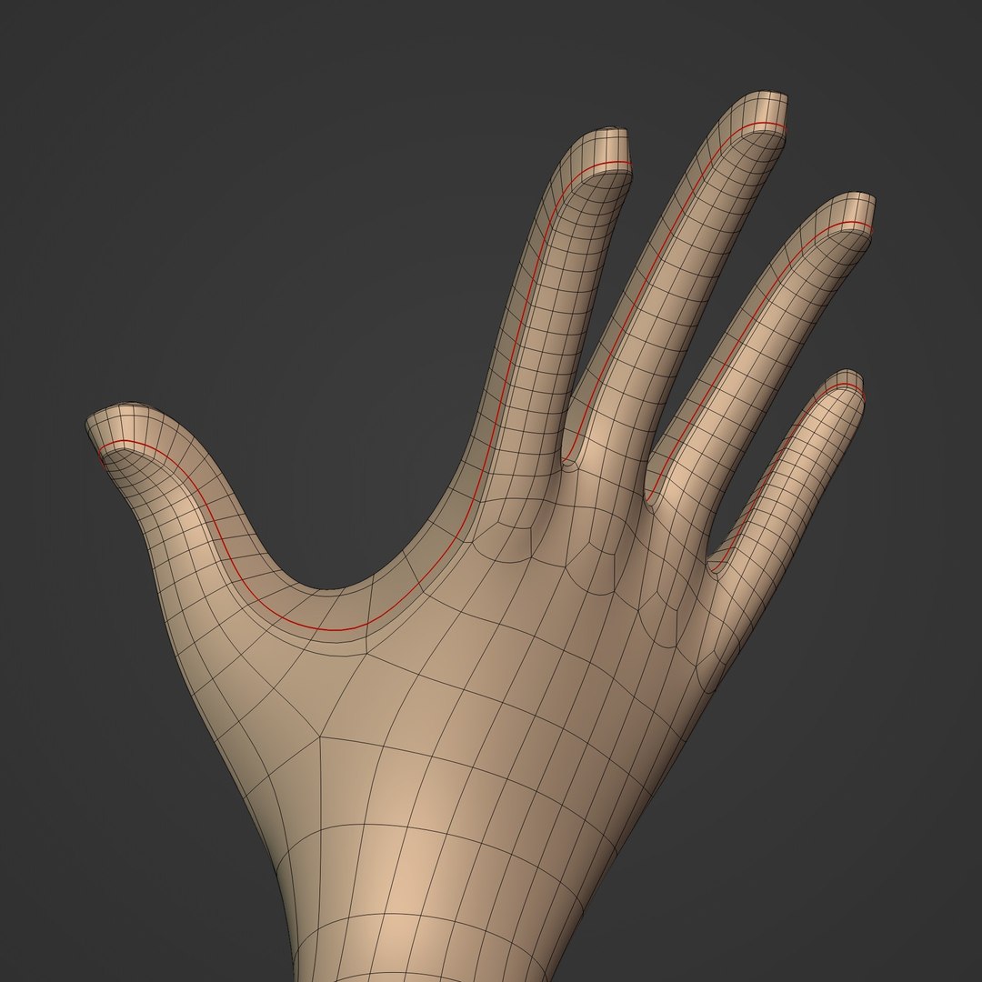 Hand 3D Model - TurboSquid 1291088