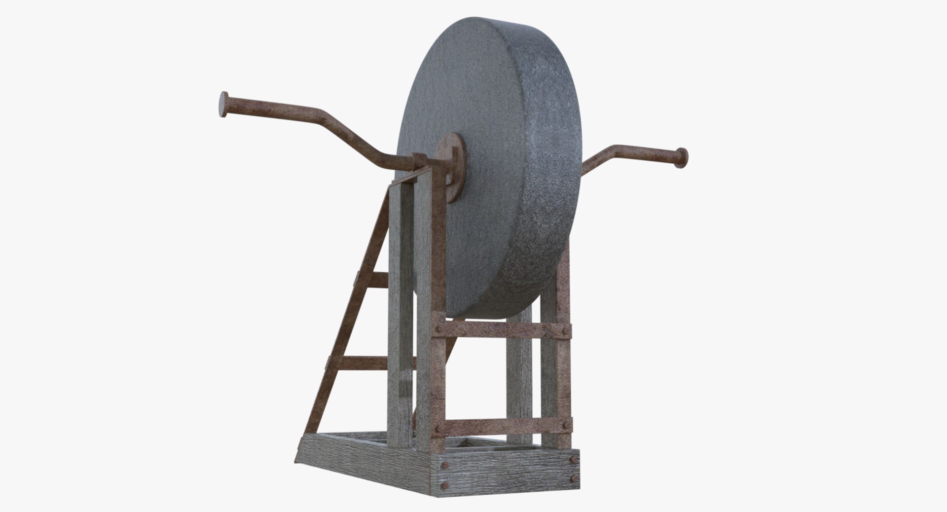 3d Model Of Subdivision Grindstone