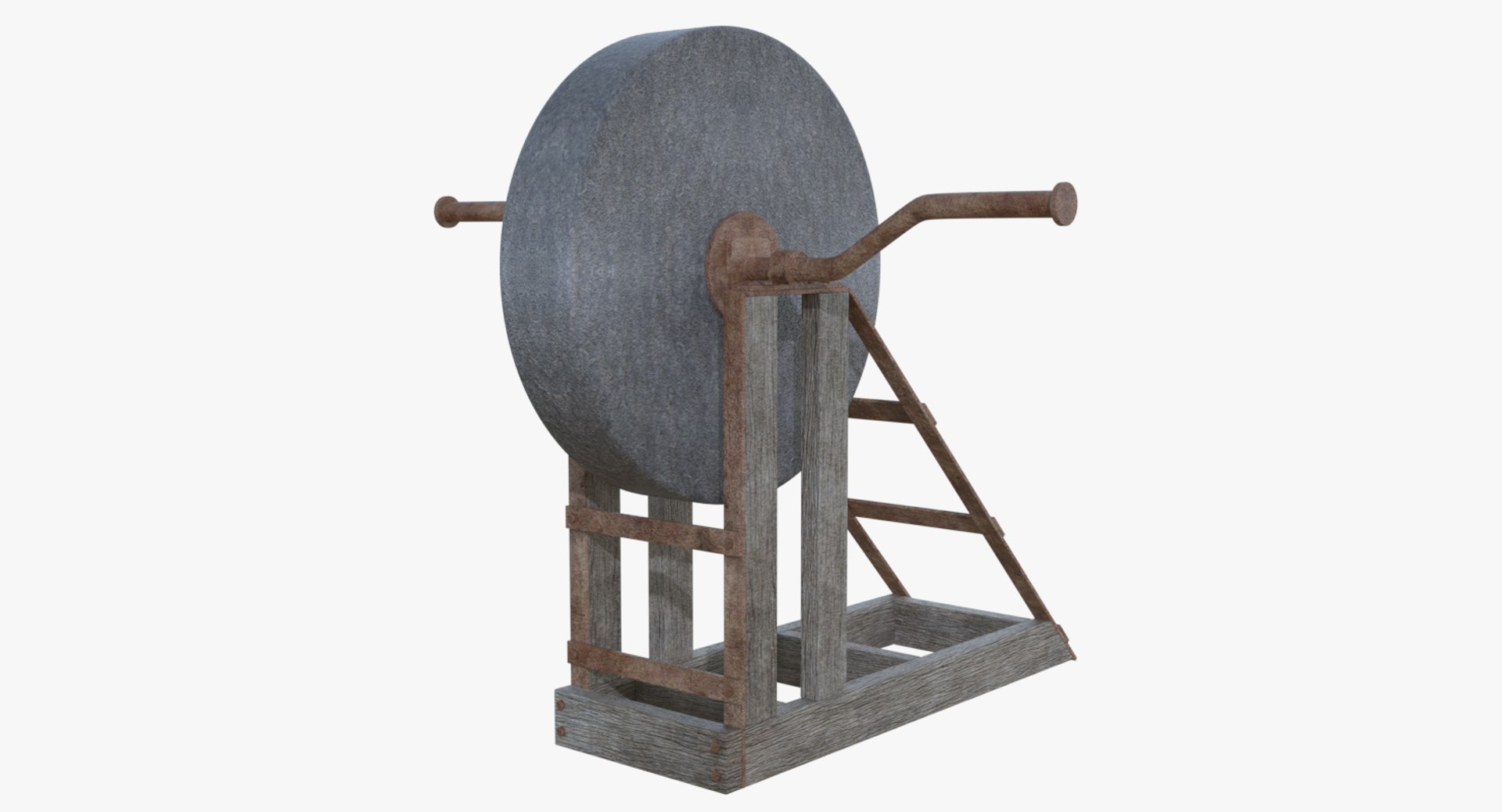 3d Model Of Subdivision Grindstone