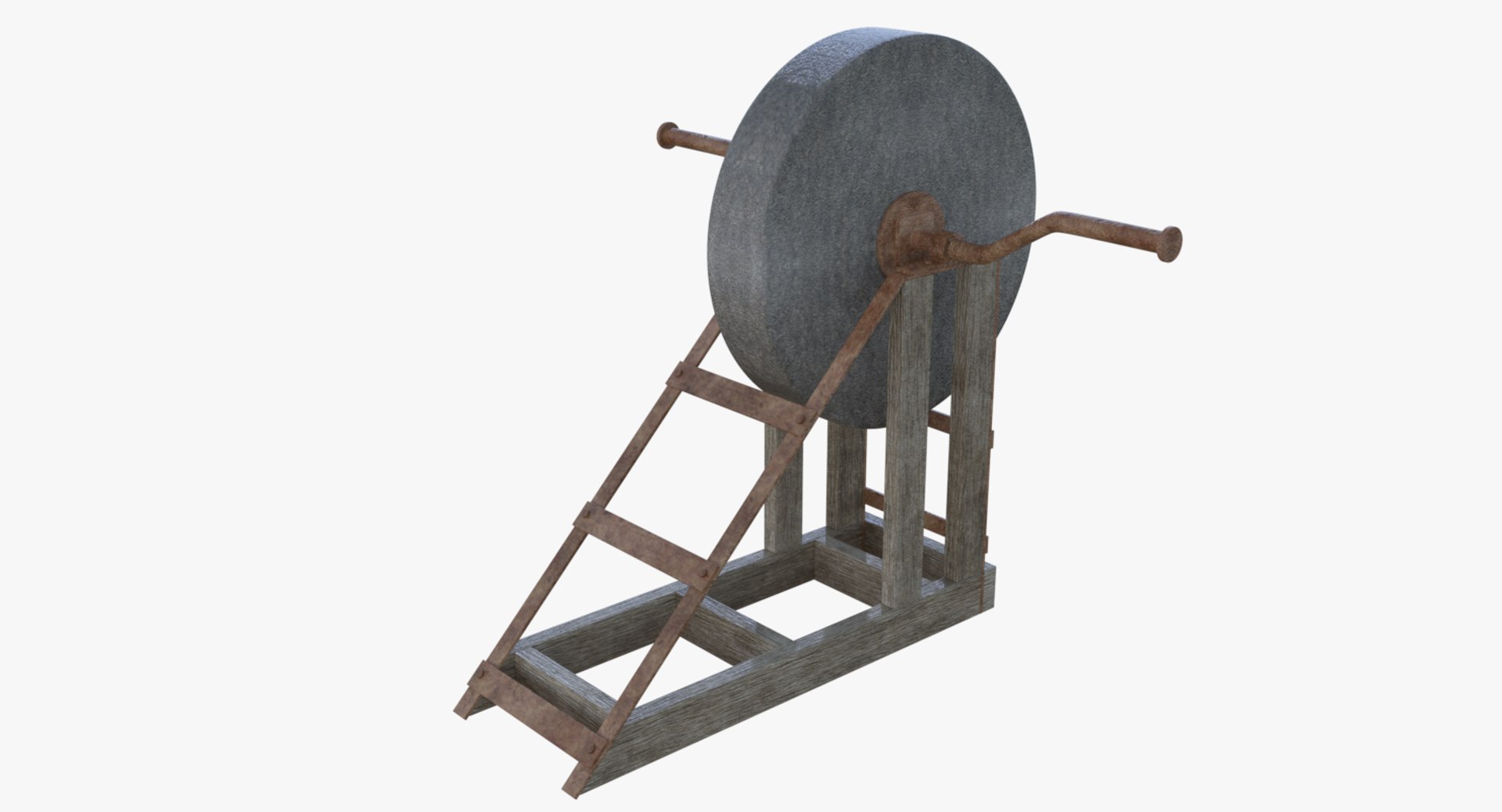 3d Model Of Subdivision Grindstone