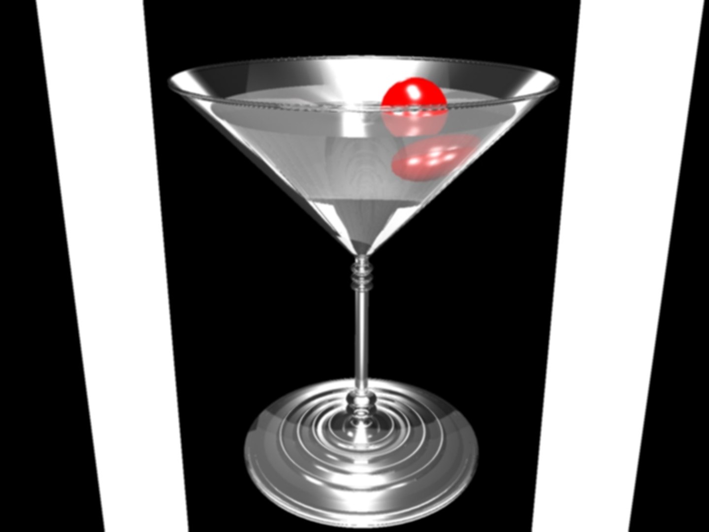 Free Martini Glass 3d Model