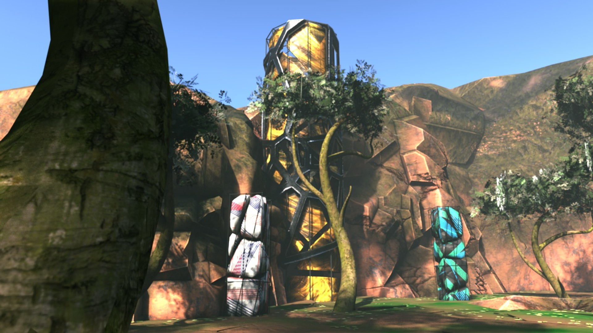 3D Ruins Jungle Forest - TurboSquid 1572401