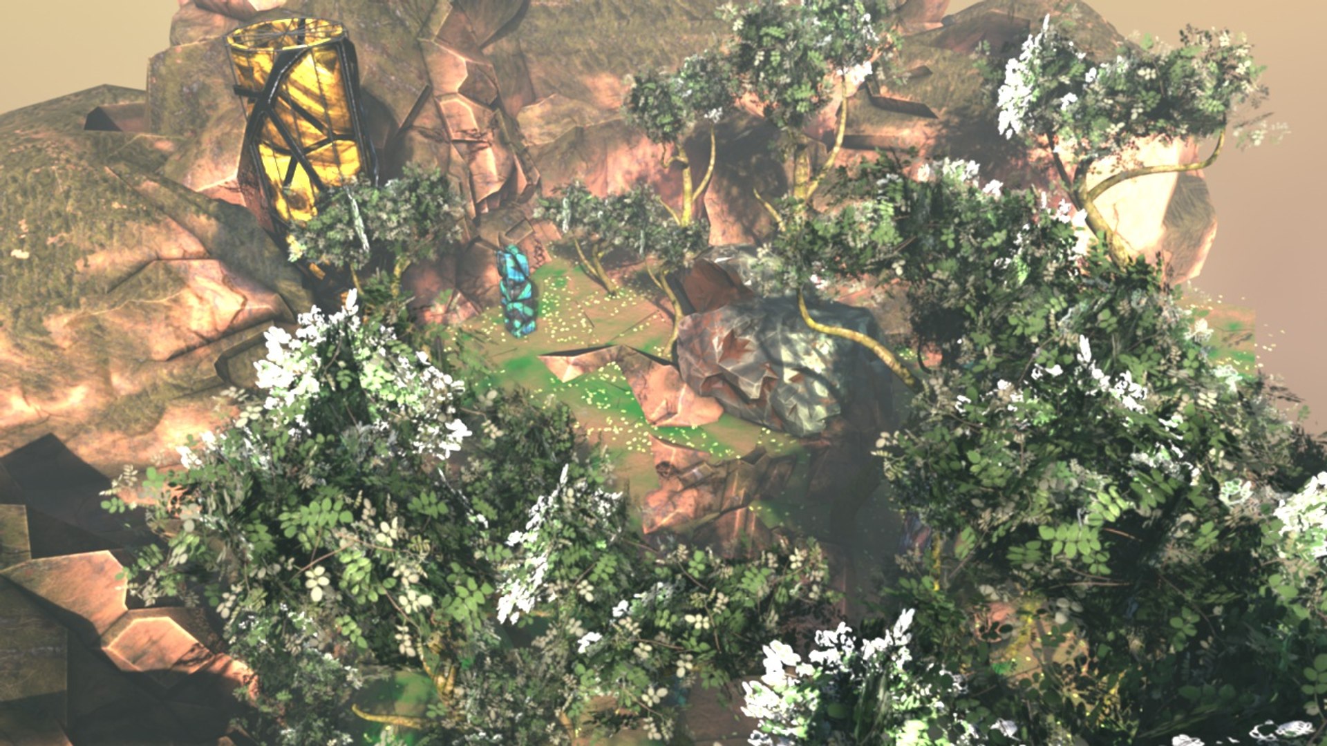 3D Ruins Jungle Forest - TurboSquid 1572401