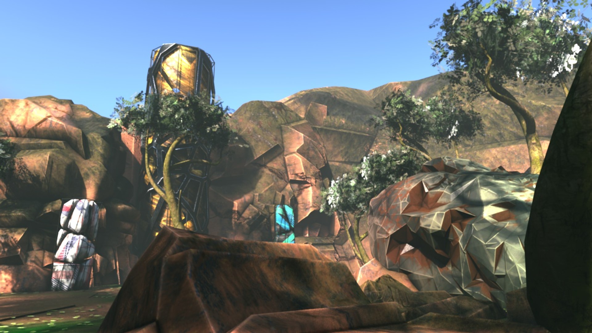 3D Ruins Jungle Forest - TurboSquid 1572401