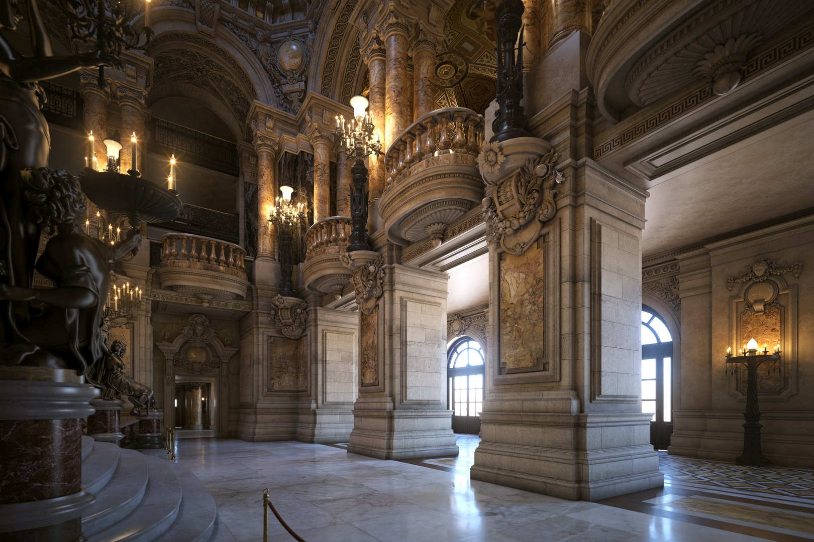 3D model palais garnier interior paris opera - TurboSquid 1309277