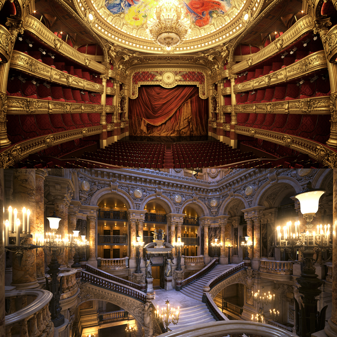3D model palais garnier interior paris opera - TurboSquid 1309277