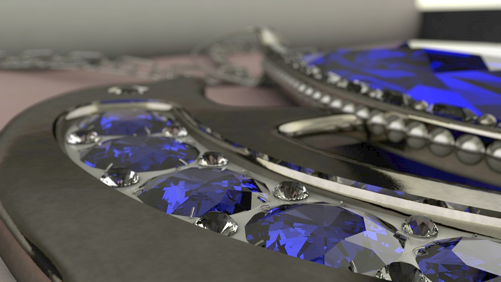 3d Model Of Pendant Jewel