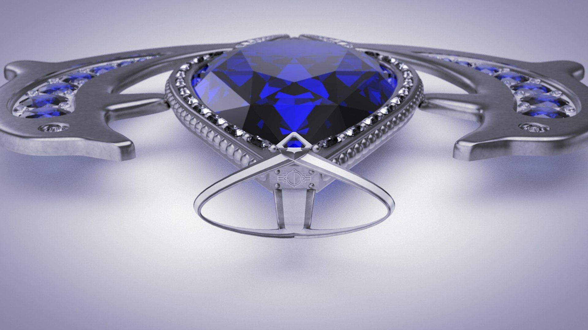 3d Model Of Pendant Jewel