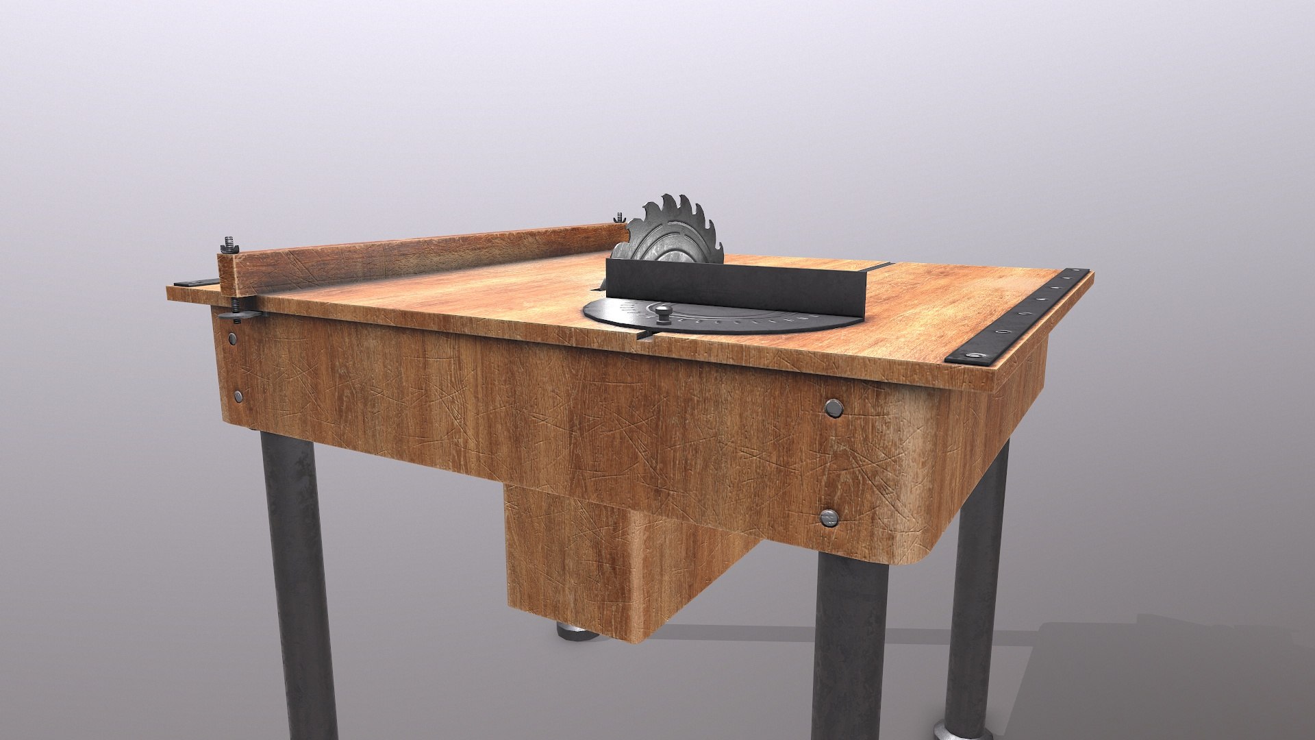 Circular Saw Bench Model - TurboSquid 1735553