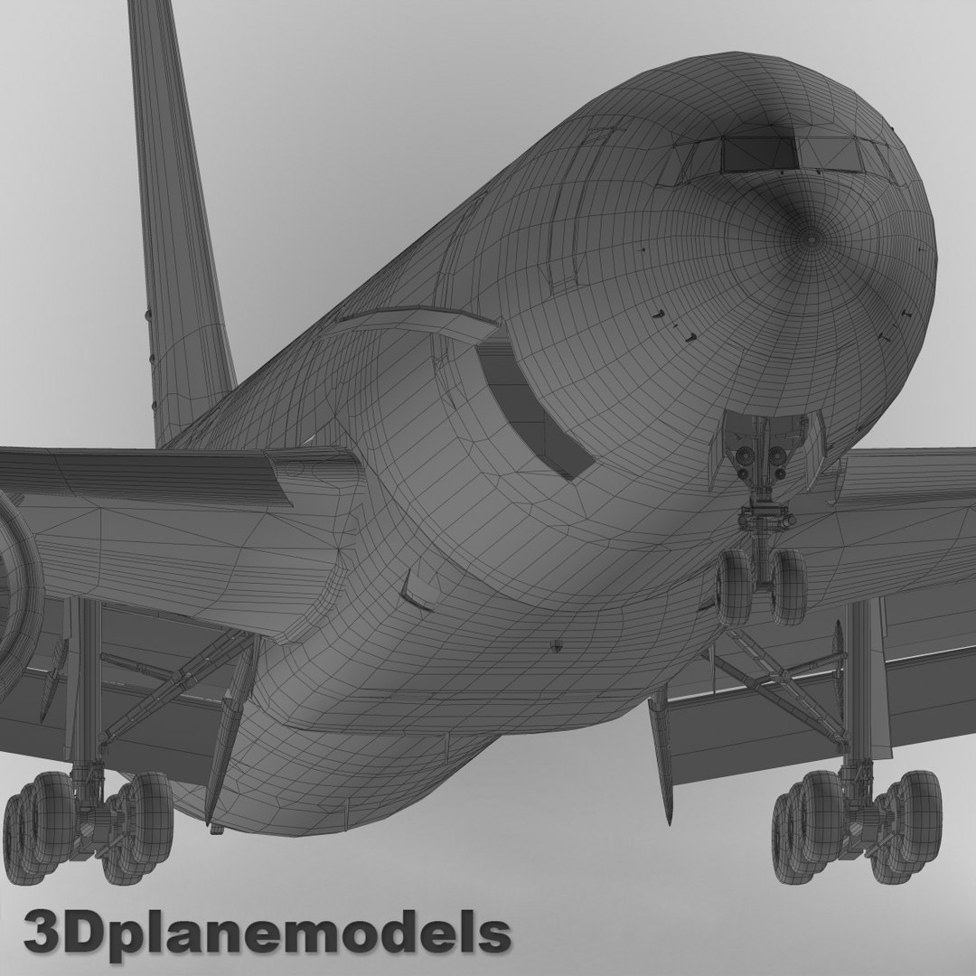 3d Boeing 777-300er Model
