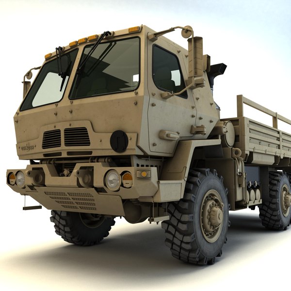 fmtv military trucks 3d model