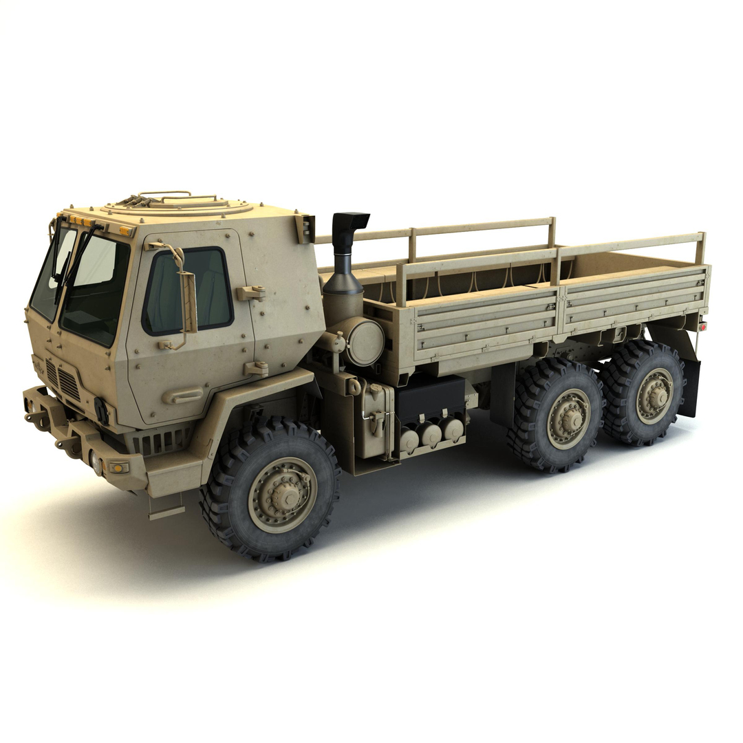 fmtv military trucks 3d model