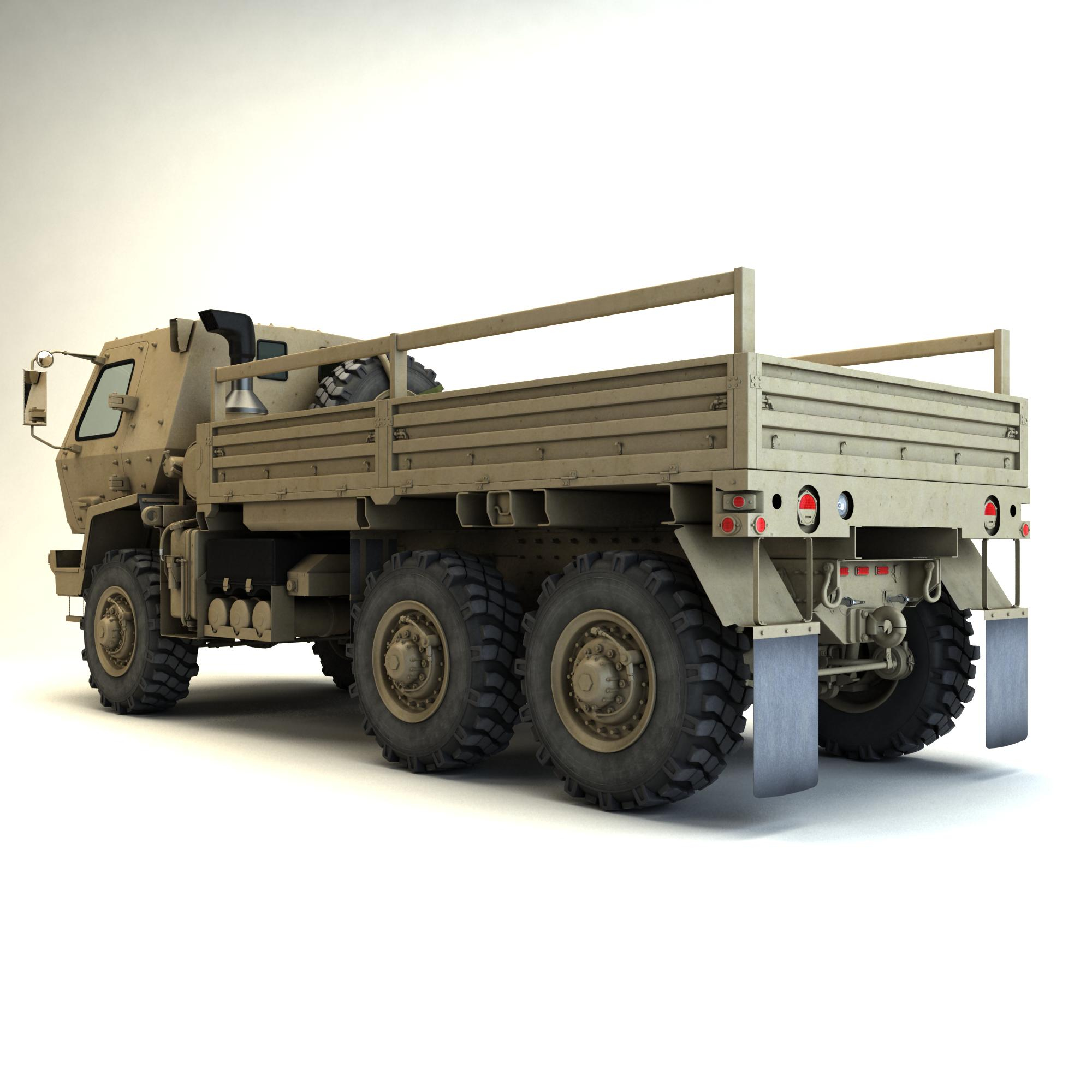 fmtv military trucks 3d model