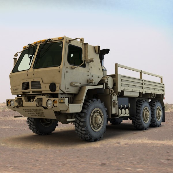 fmtv military trucks 3d model