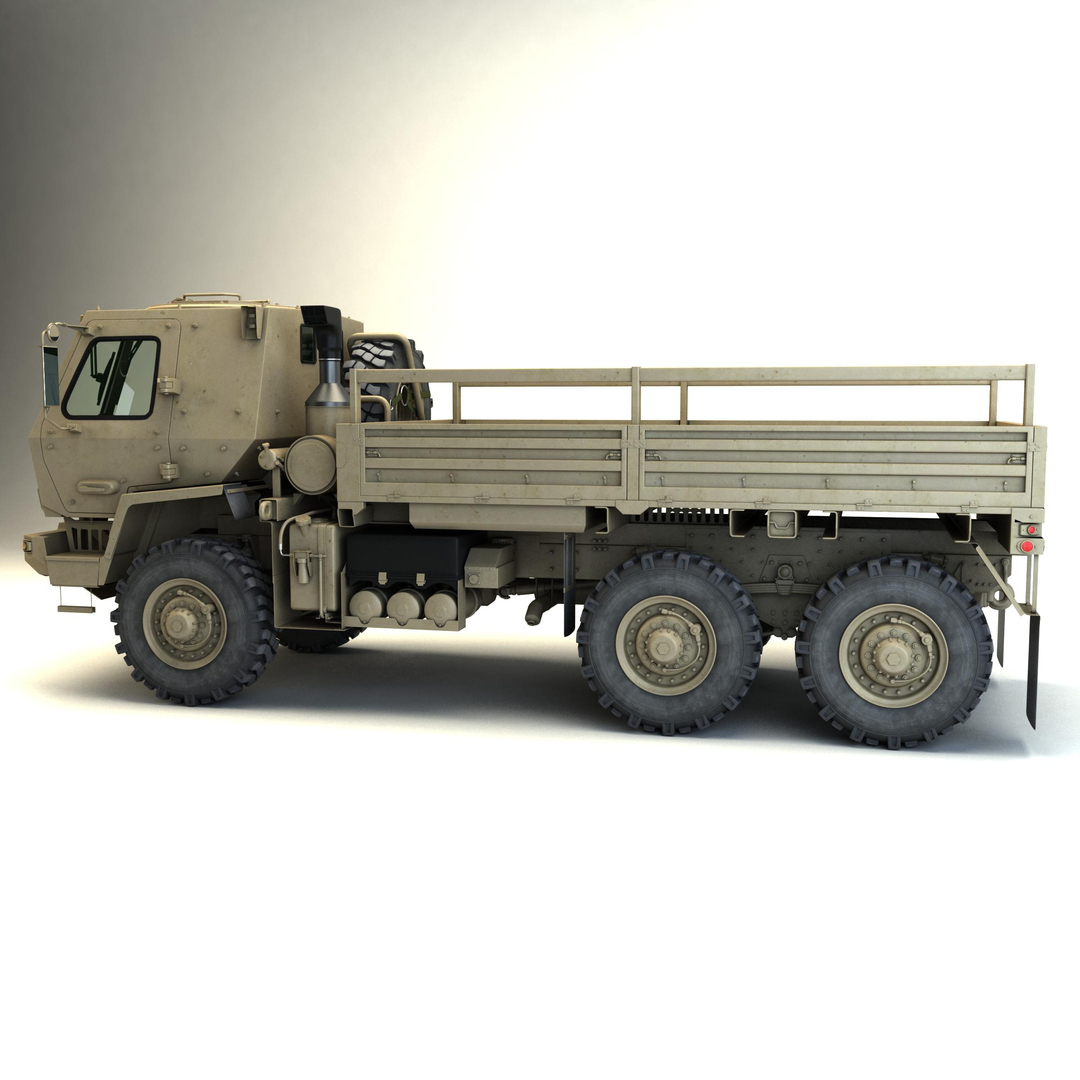 fmtv military trucks 3d model