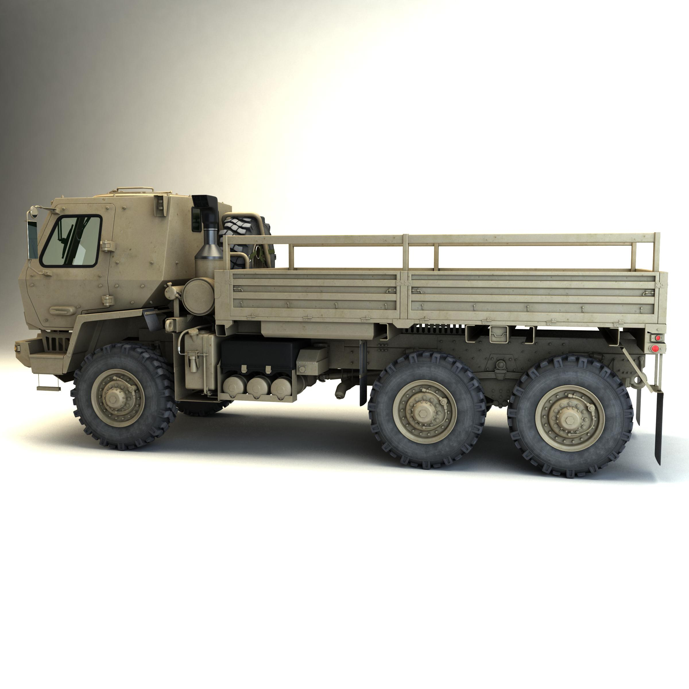 fmtv military trucks 3d model