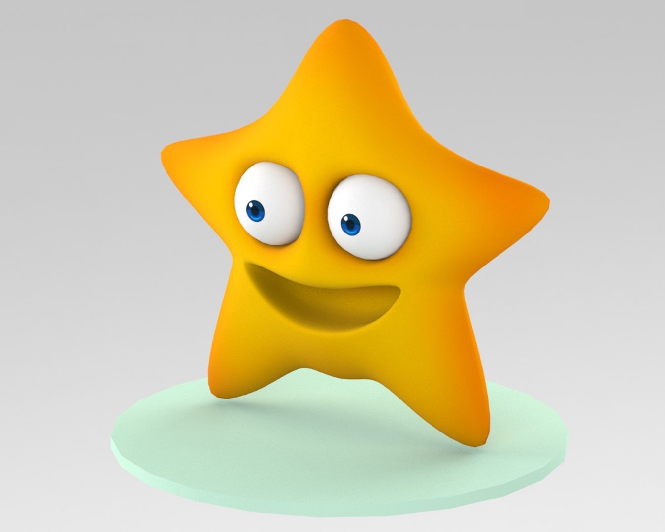 Cartoon Star 3D Model - TurboSquid 1389119