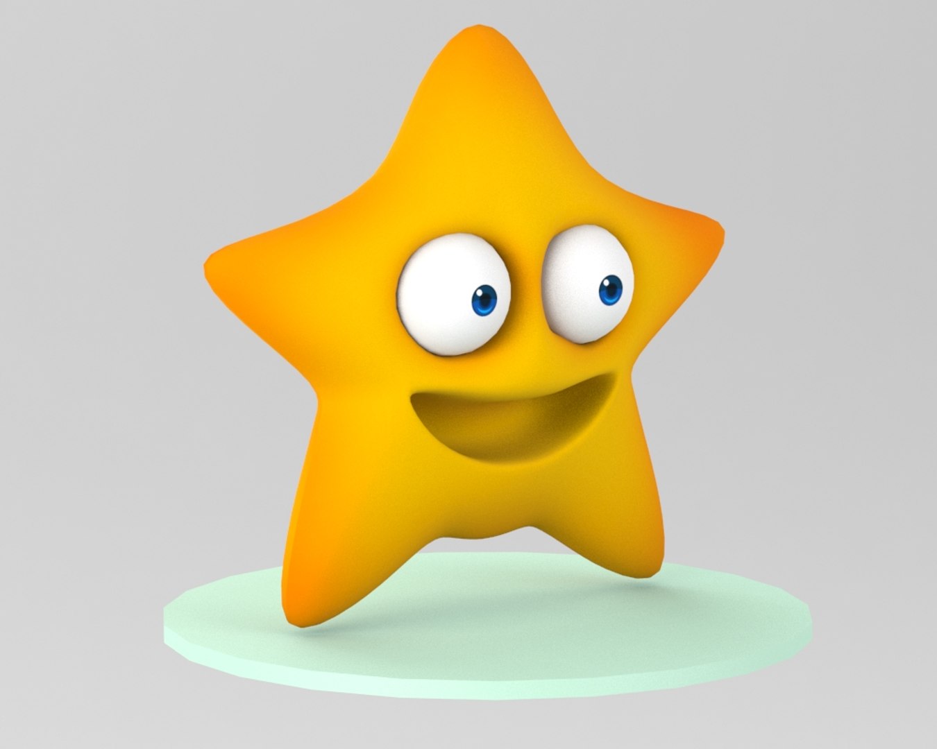 Cartoon Star 3D Model - TurboSquid 1389119