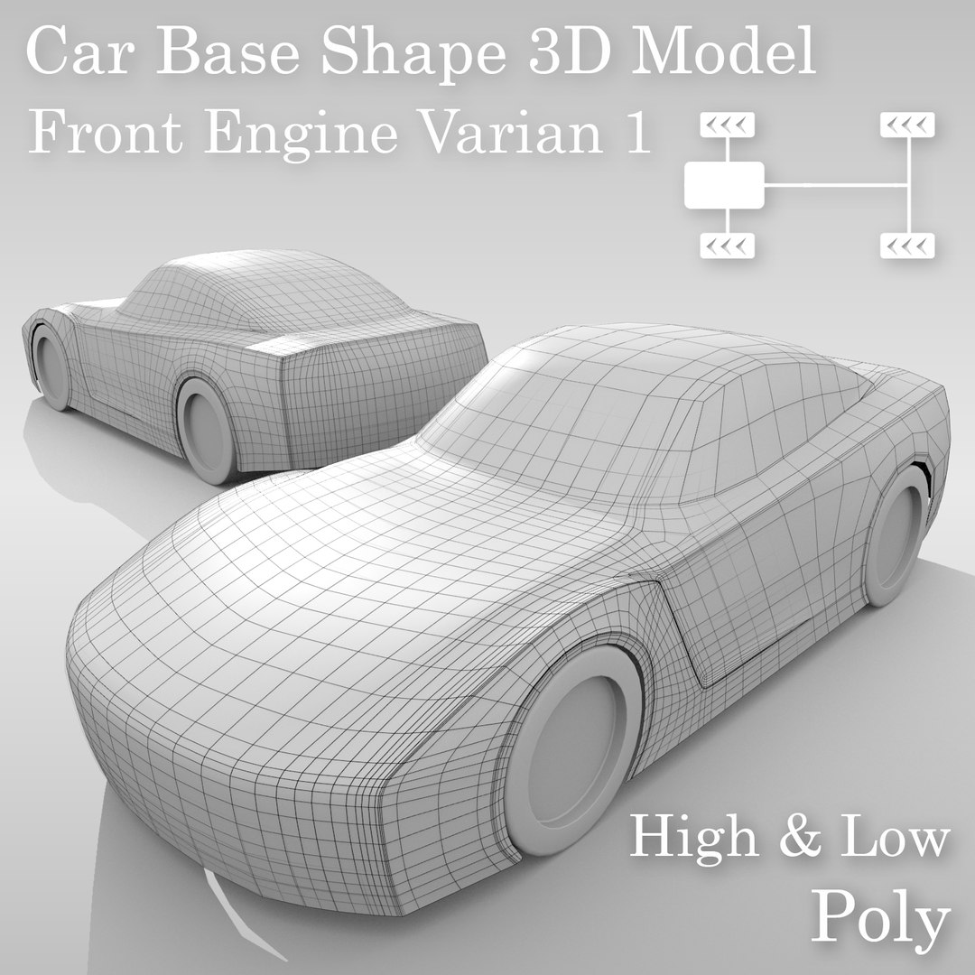 Car Base Variants 3D Model | 1145105 | TurboSquid