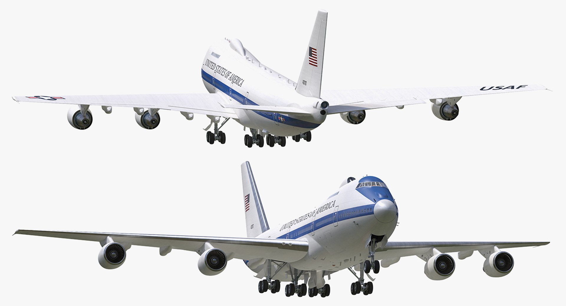 Boeing e4b nightwatch plane 3D - TurboSquid 1381725