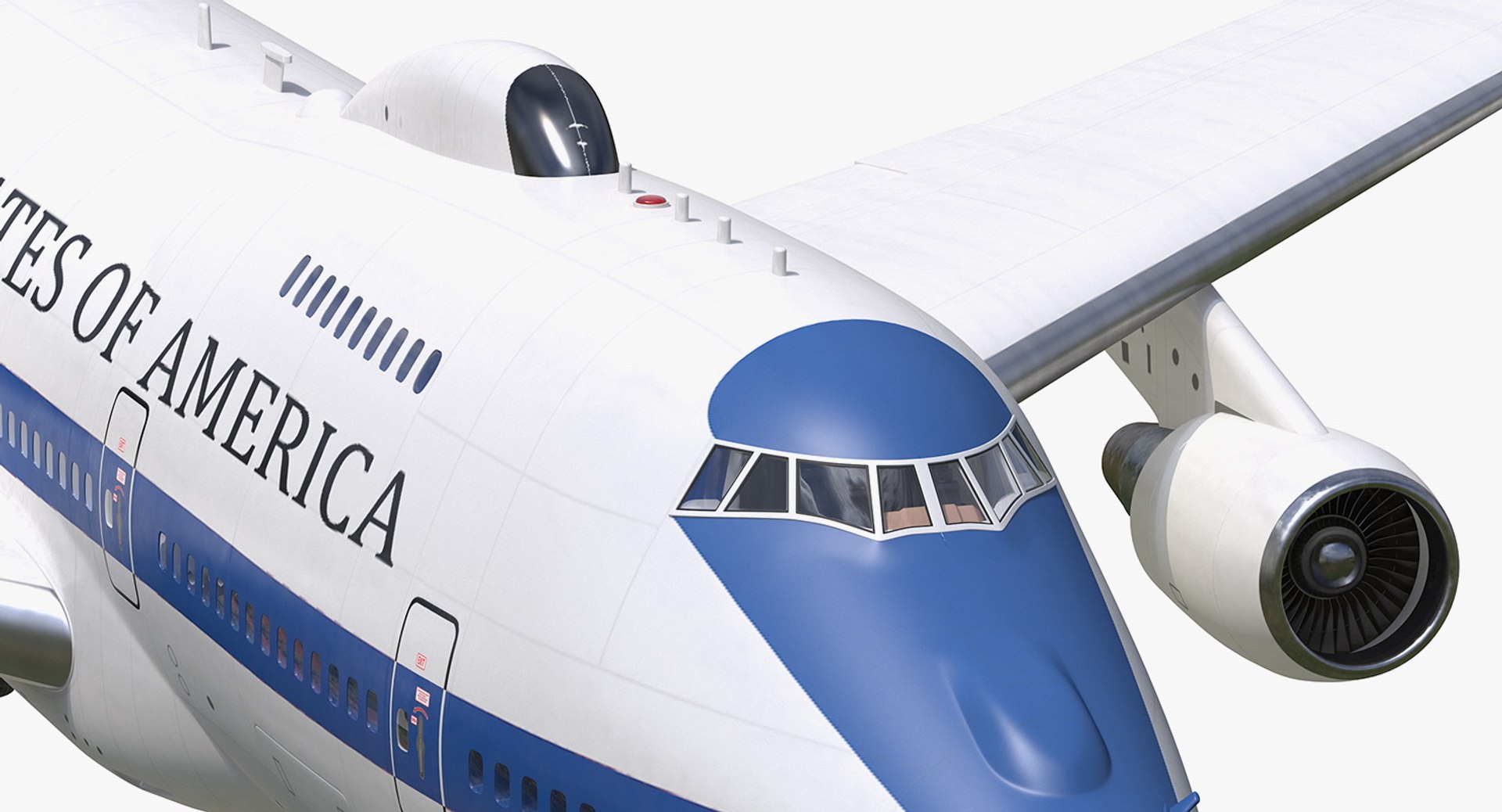 Boeing e4b nightwatch plane 3D - TurboSquid 1381725
