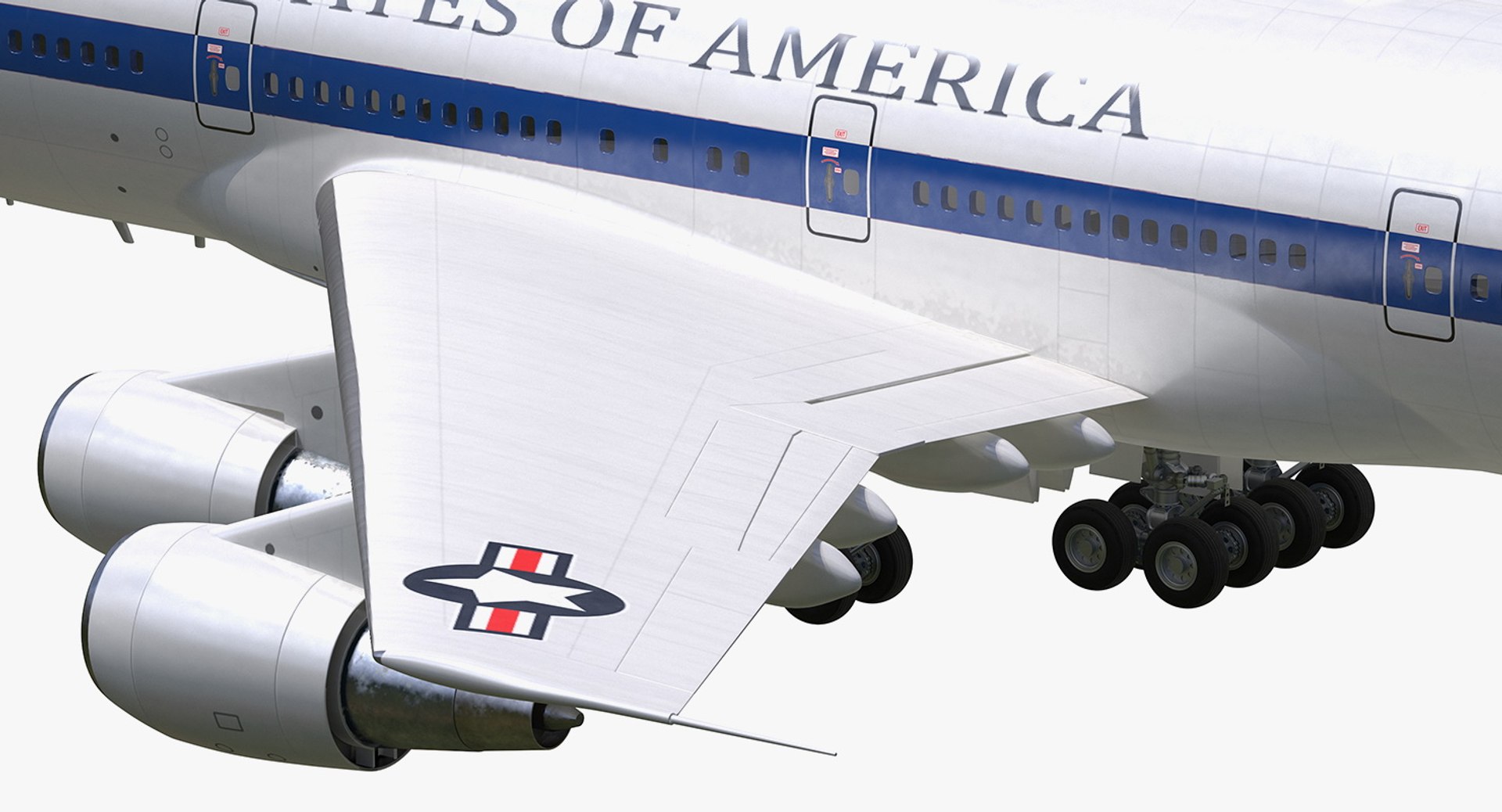 Boeing e4b nightwatch plane 3D - TurboSquid 1381725