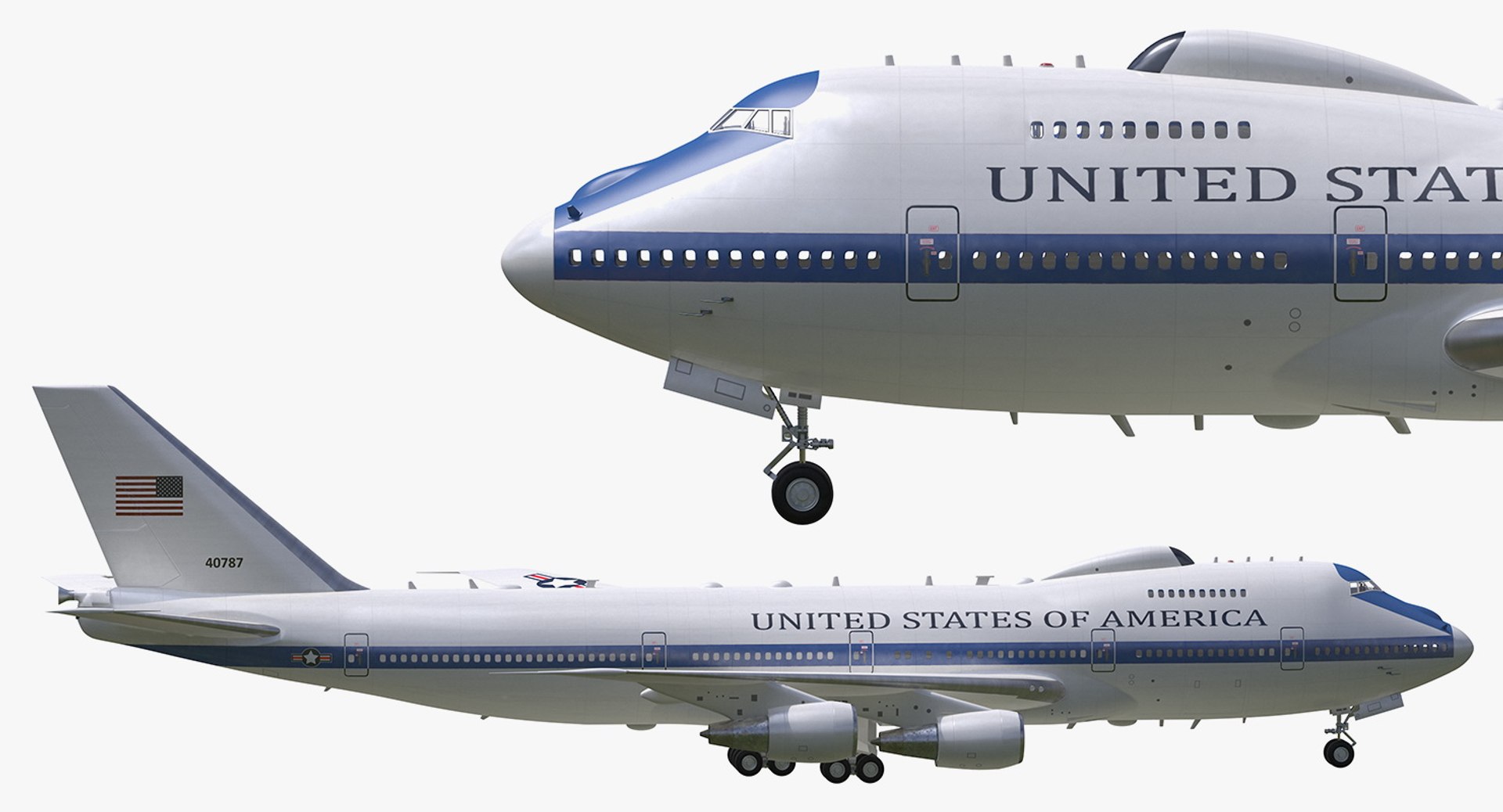 Boeing e4b nightwatch plane 3D - TurboSquid 1381725