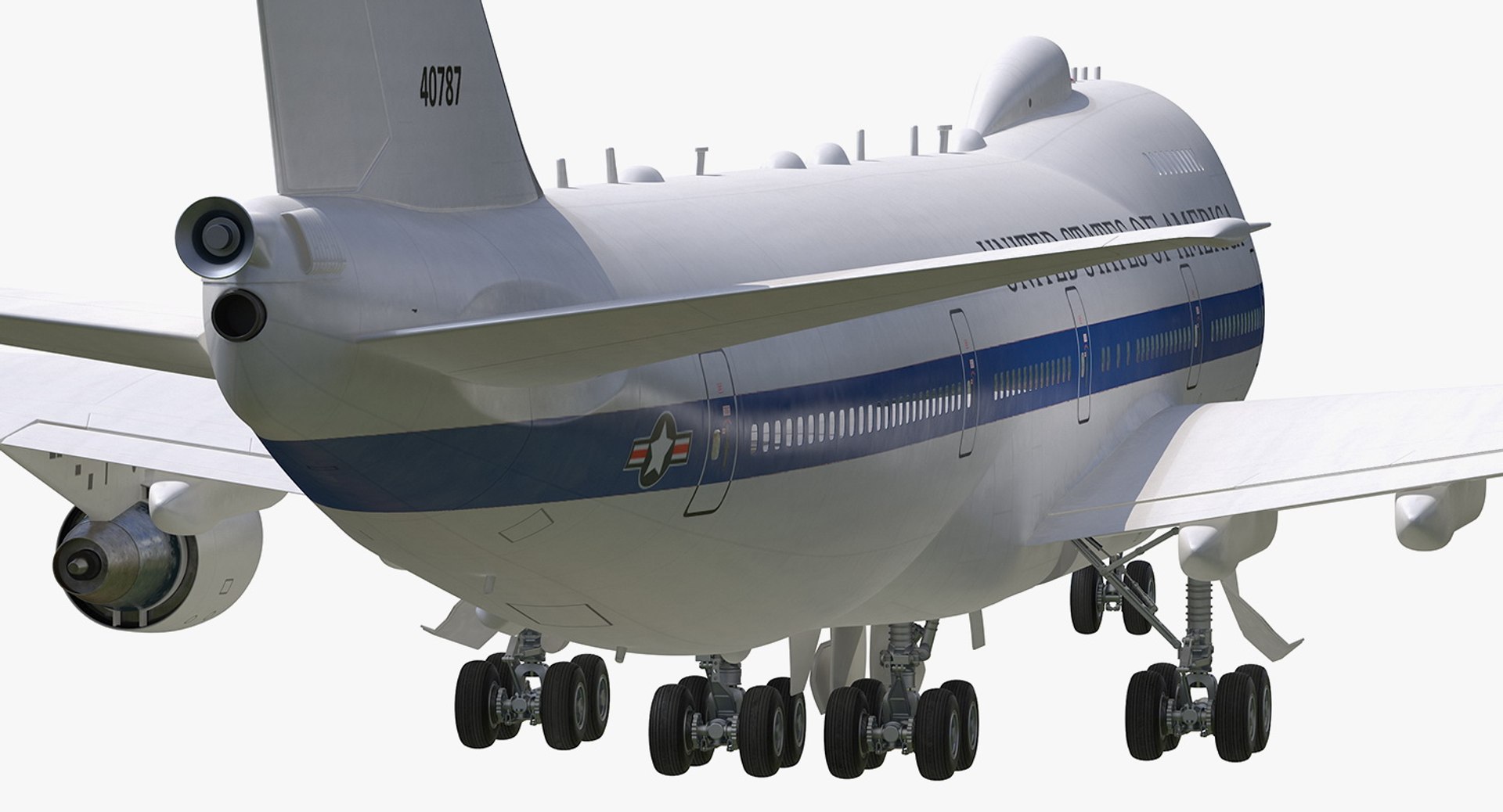 Boeing e4b nightwatch plane 3D - TurboSquid 1381725