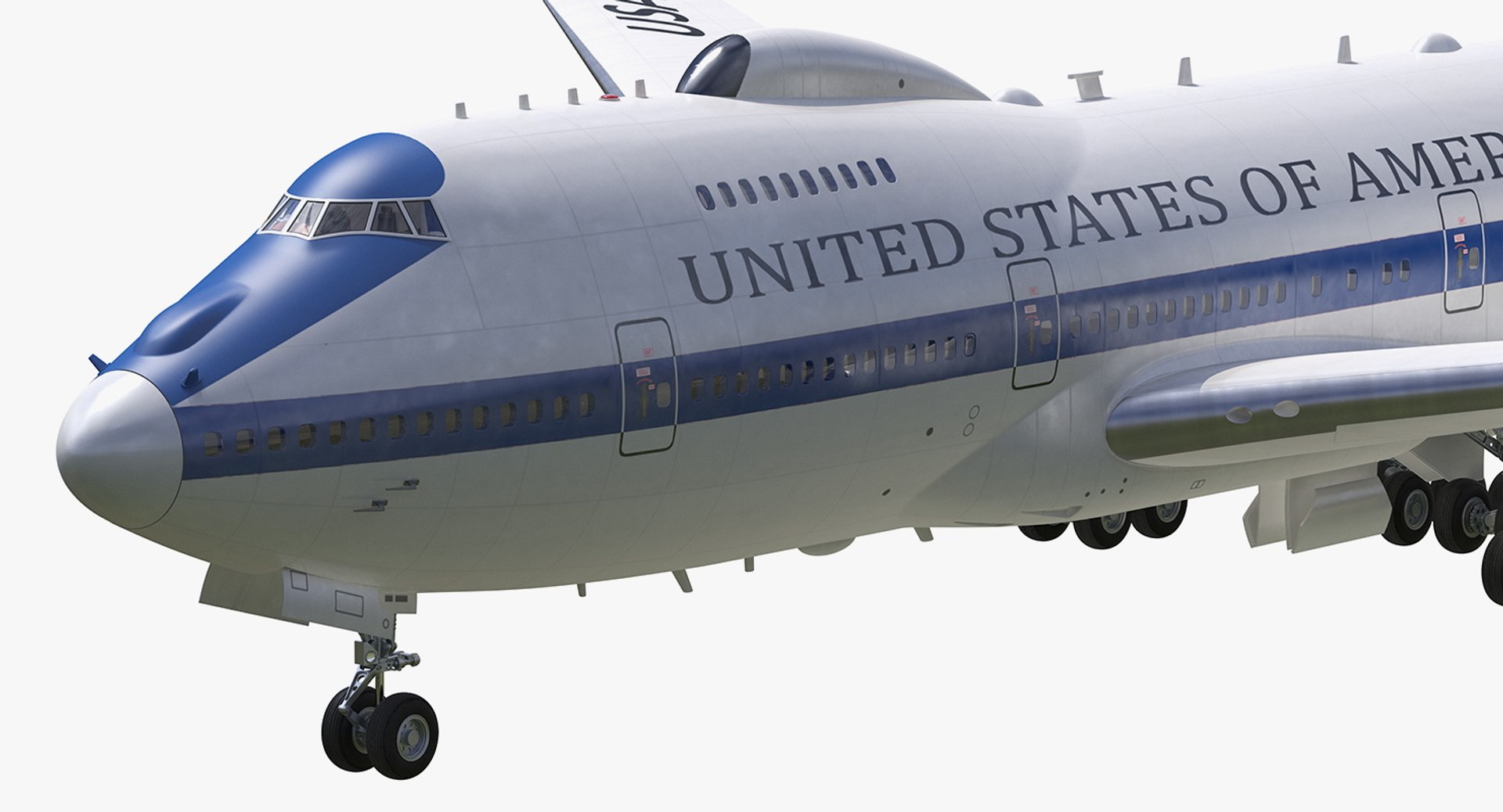Boeing e4b nightwatch plane 3D - TurboSquid 1381725