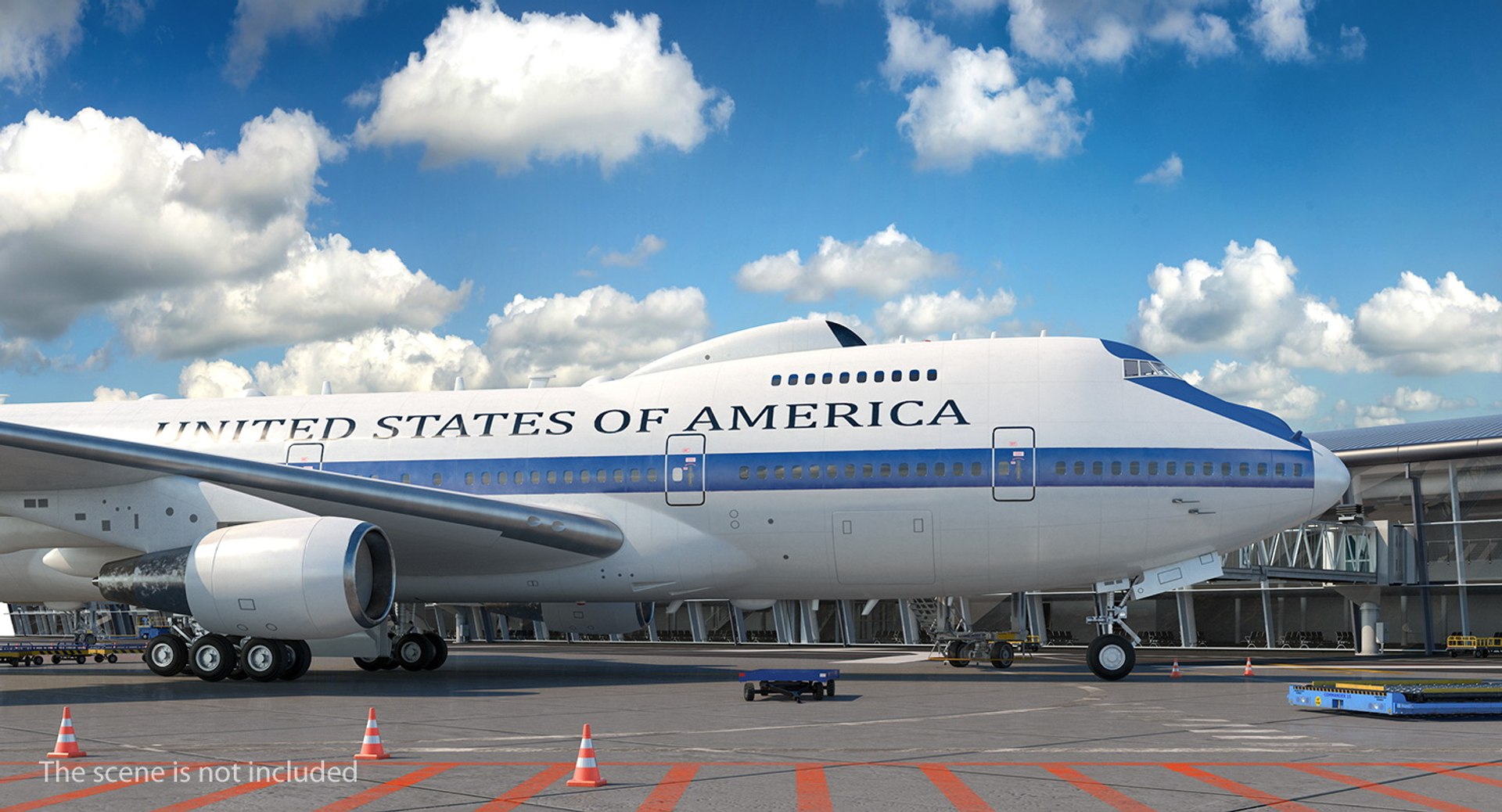 Boeing e4b nightwatch plane 3D - TurboSquid 1381725