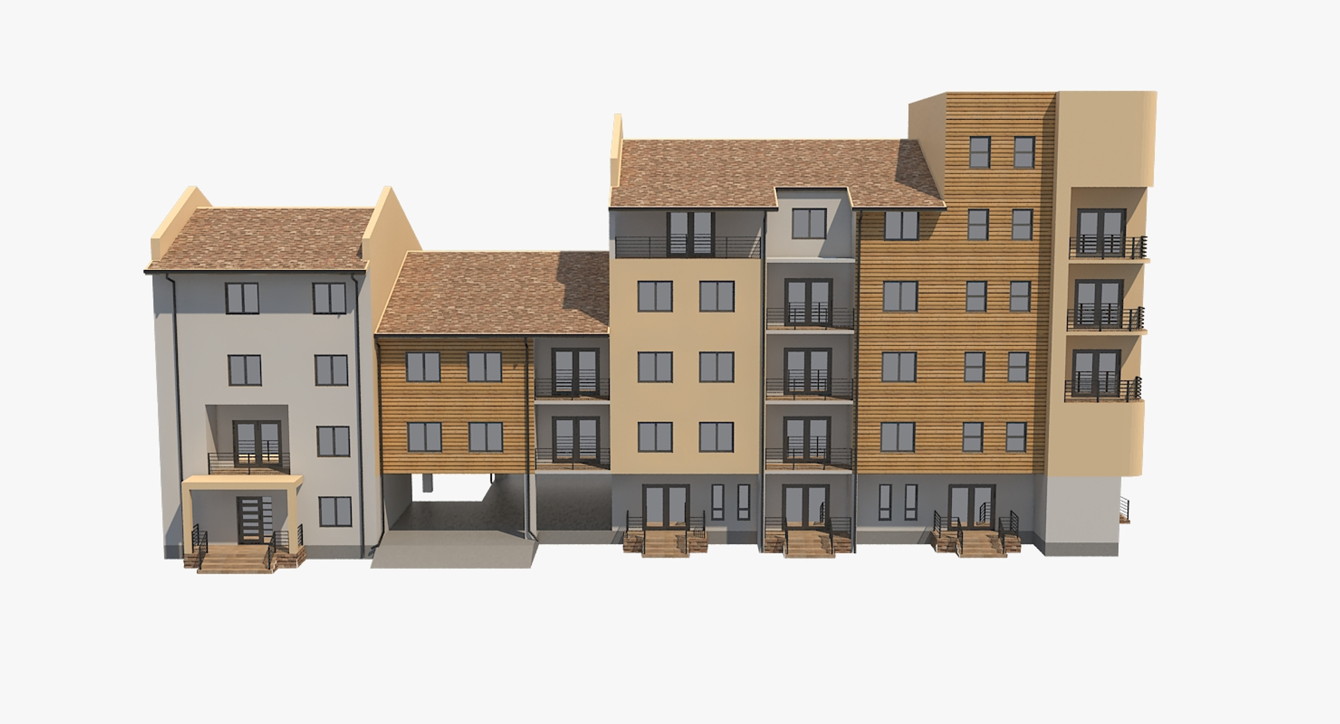 Residential Building 3d Max