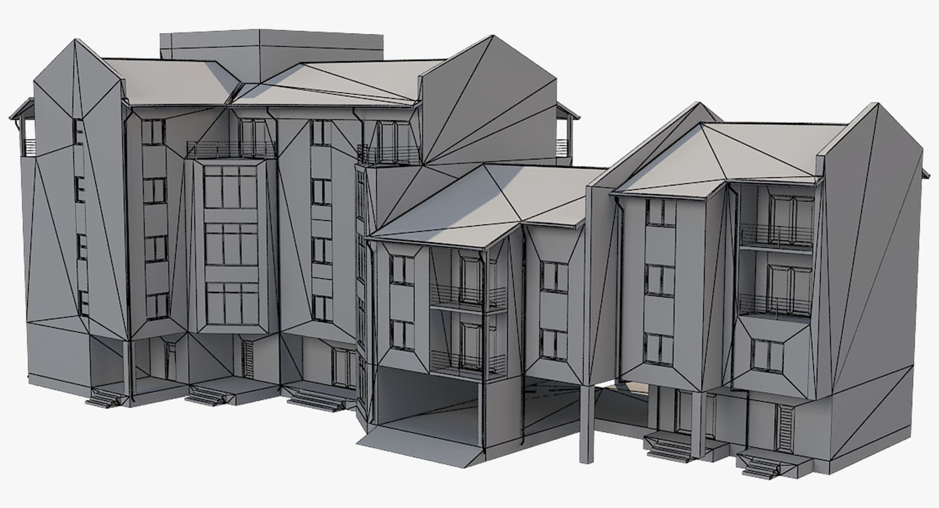 Residential Building 3d Max