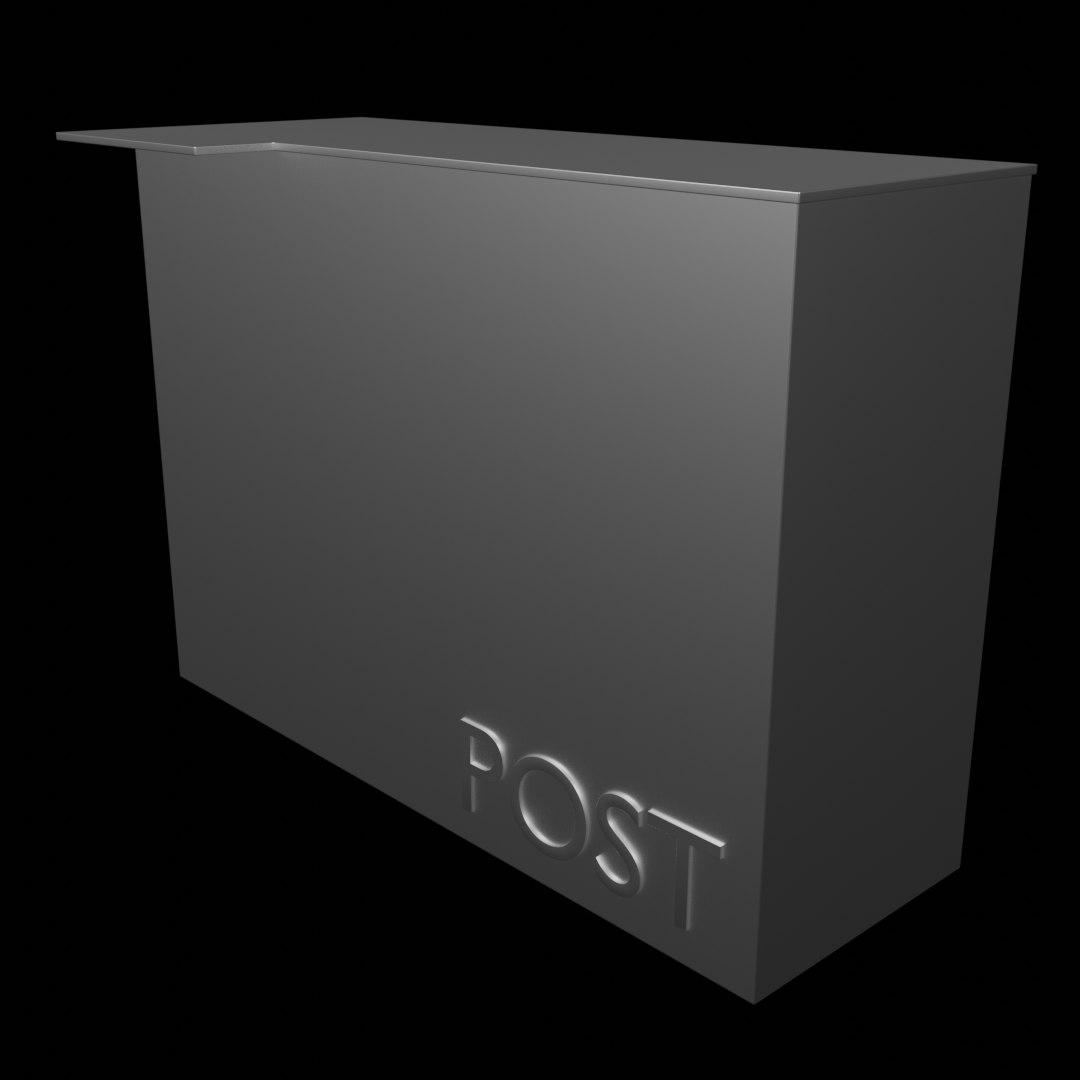 Mailbox Mail Modern 3D Model - TurboSquid 1574924
