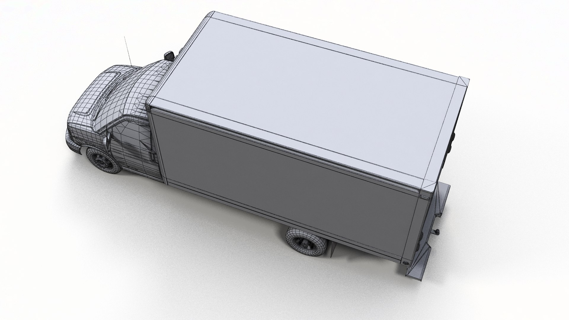 Chevrolet Express 3500 Box Truck 3D Model - TurboSquid 2211268