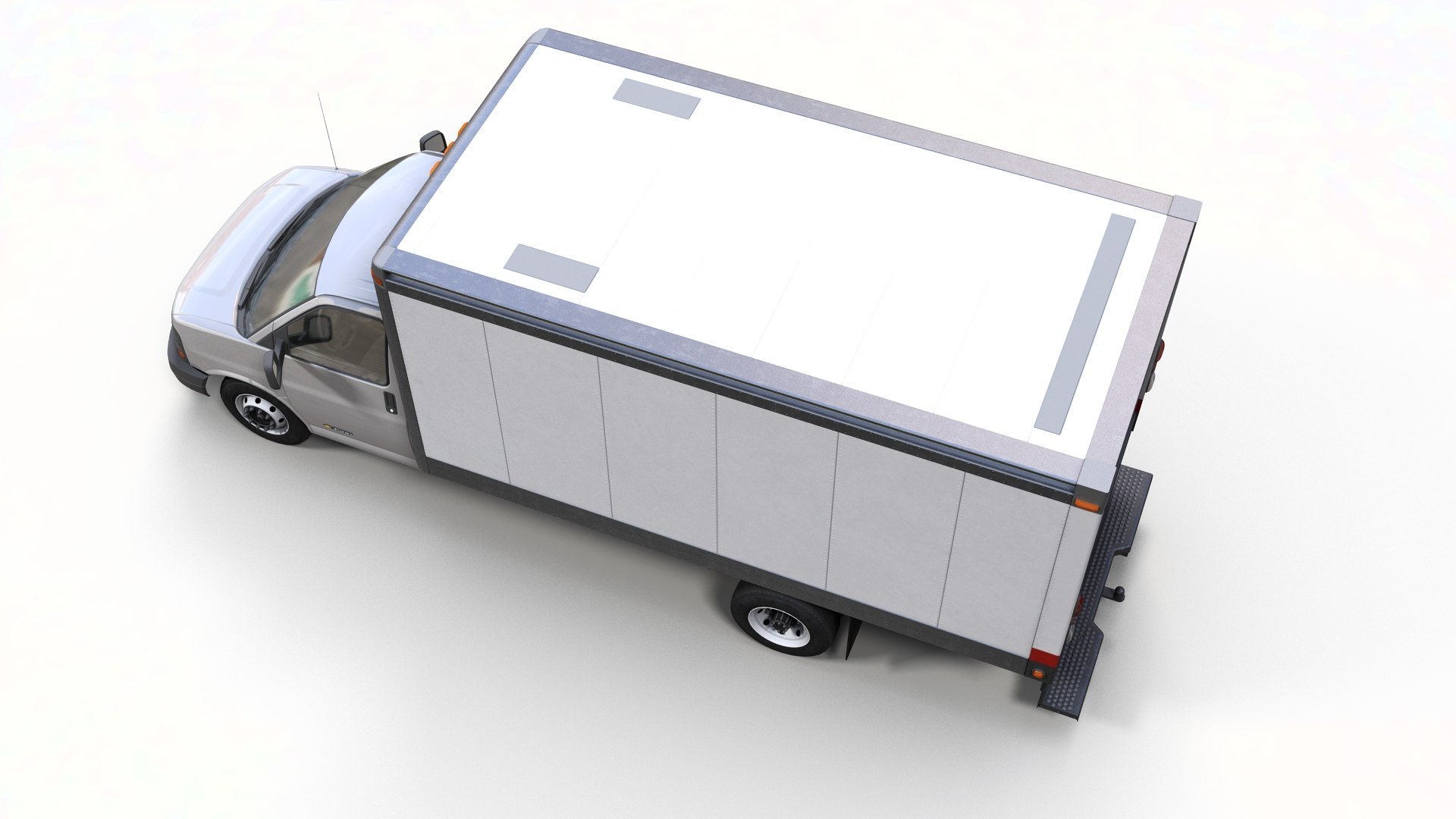 Chevrolet Express 3500 Box Truck 3D Model - TurboSquid 2211268