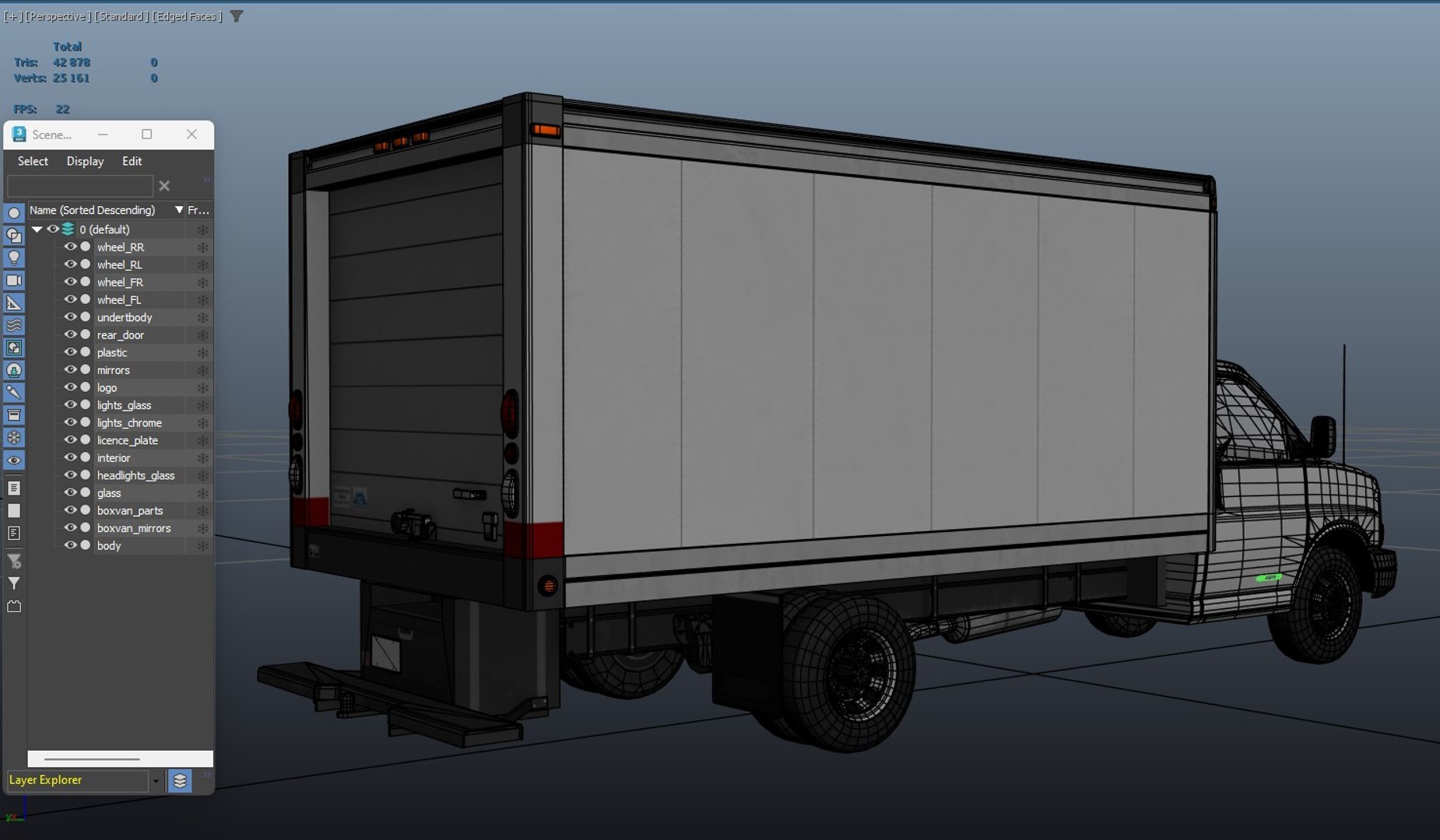 Chevrolet Express 3500 Box Truck 3D Model - TurboSquid 2211268