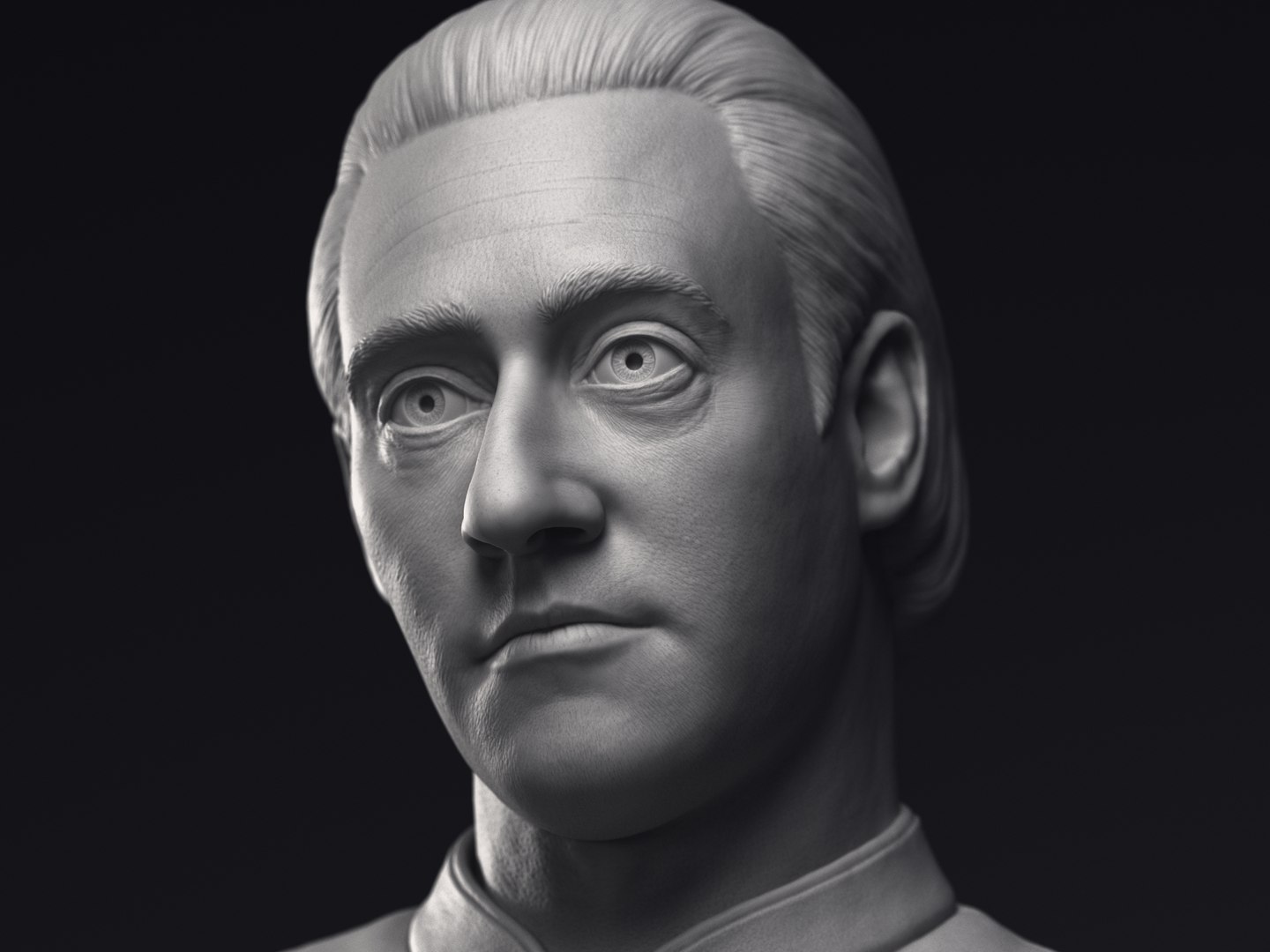 Picard And Data Bust Collection 3D - TurboSquid 1950020