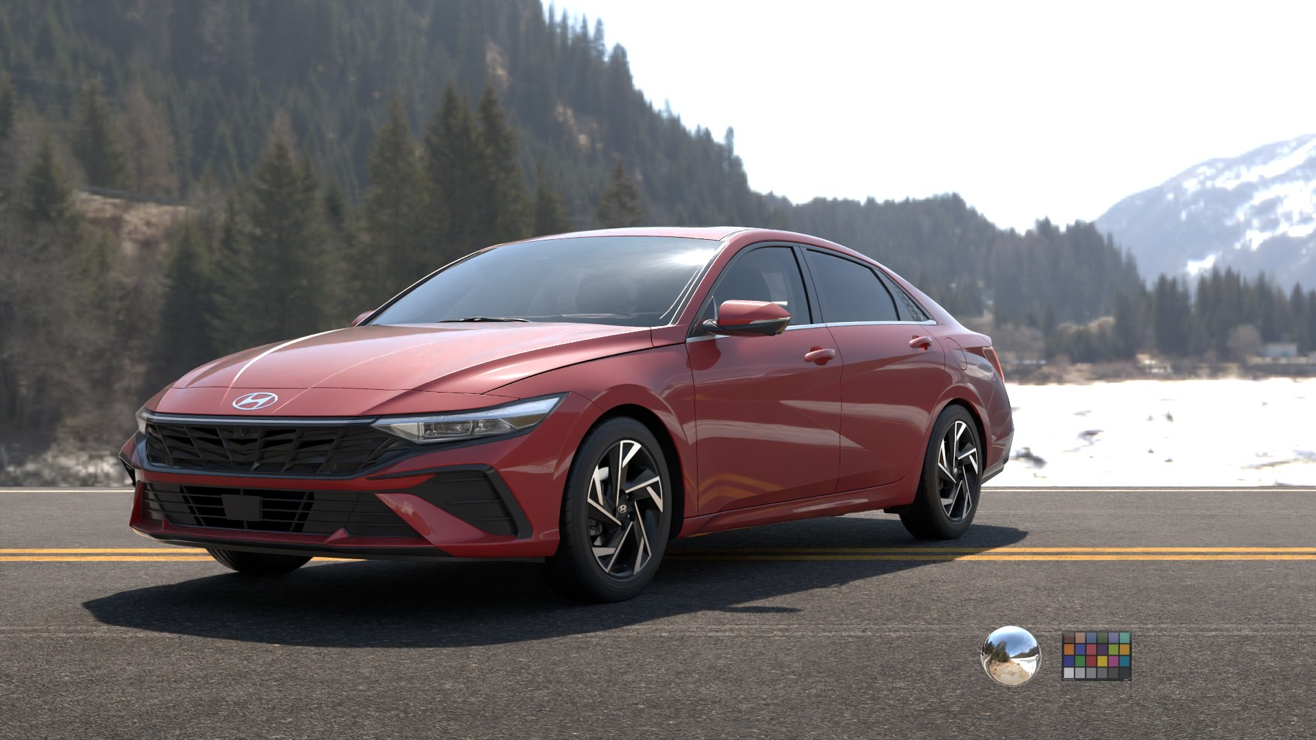 3D Elantra 2024 -Detailed-Vray-Redshift-Unreal-Render Ready Model ...