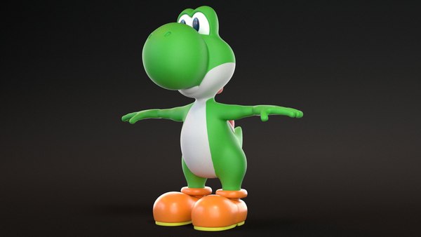 3D model Mario And Yoshi From Game - TurboSquid 1953917