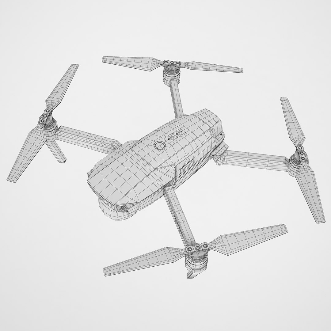Dji Mavic Pro 3D Model - TurboSquid 1333392